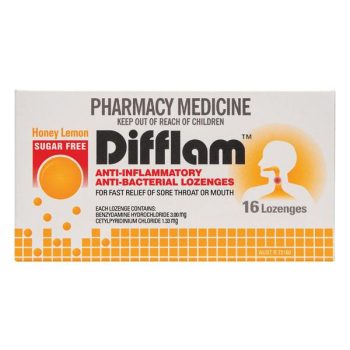 Difflam Lozenges - Honey Lemon 16 Lozenges