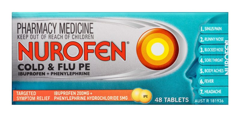 Nurofen Cold & Flu PE Tablets 48s
